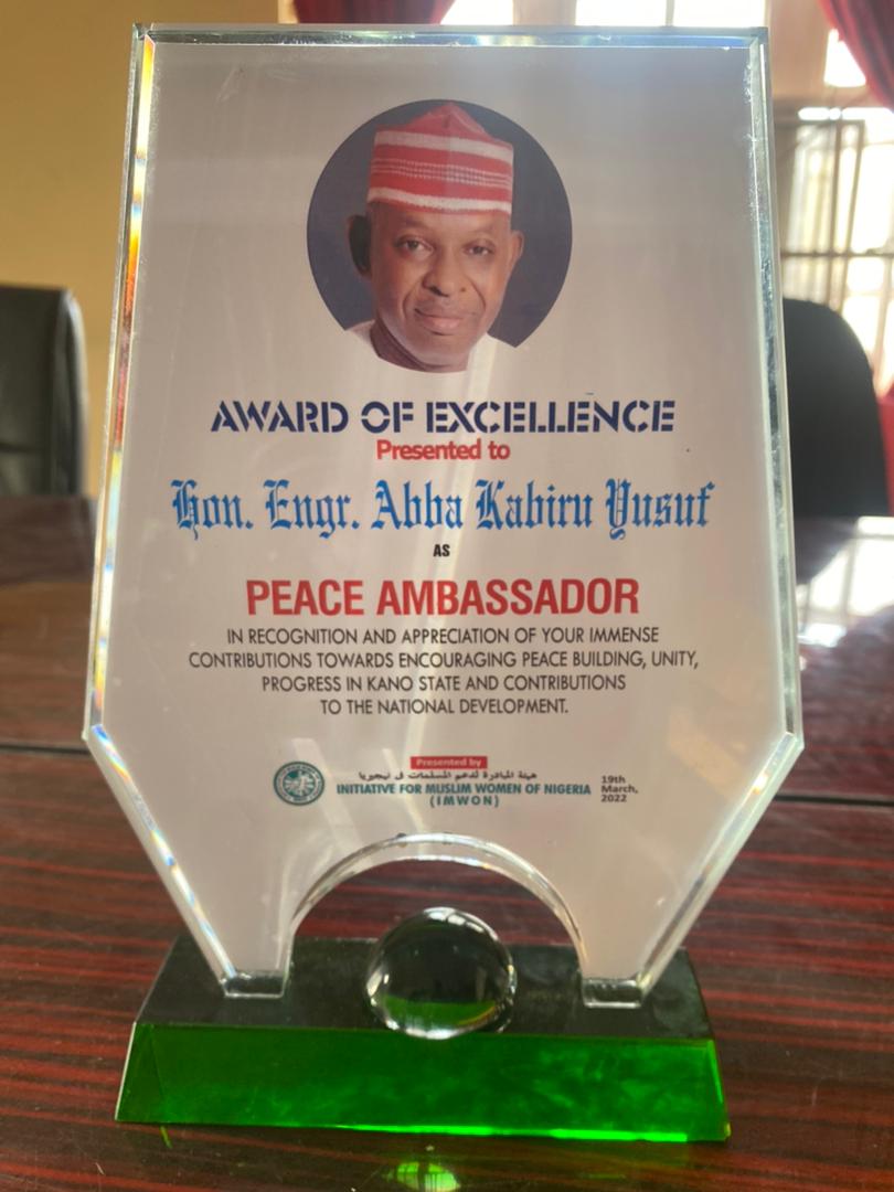 NGO Awards Abba Gida Gida for Promoting Peace in Kano