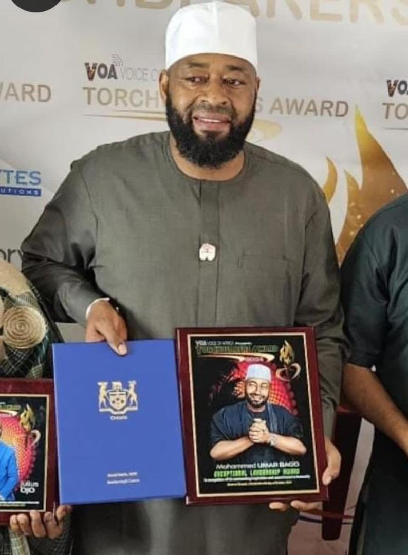 Governor Umaru Bago Receives Prestigious VOA Canada Award