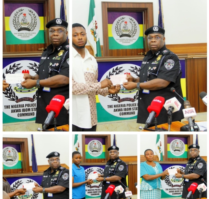 Akwa Ibom Police Command Presents N37.2m to Families of Fallen Officers