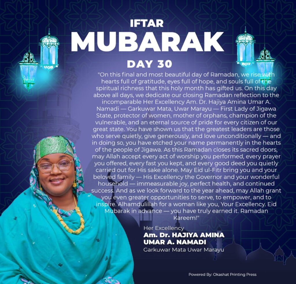 EID-EL-FITR: Jigawa State First Lady Ambassador Dr Amina Umar Namadi ...